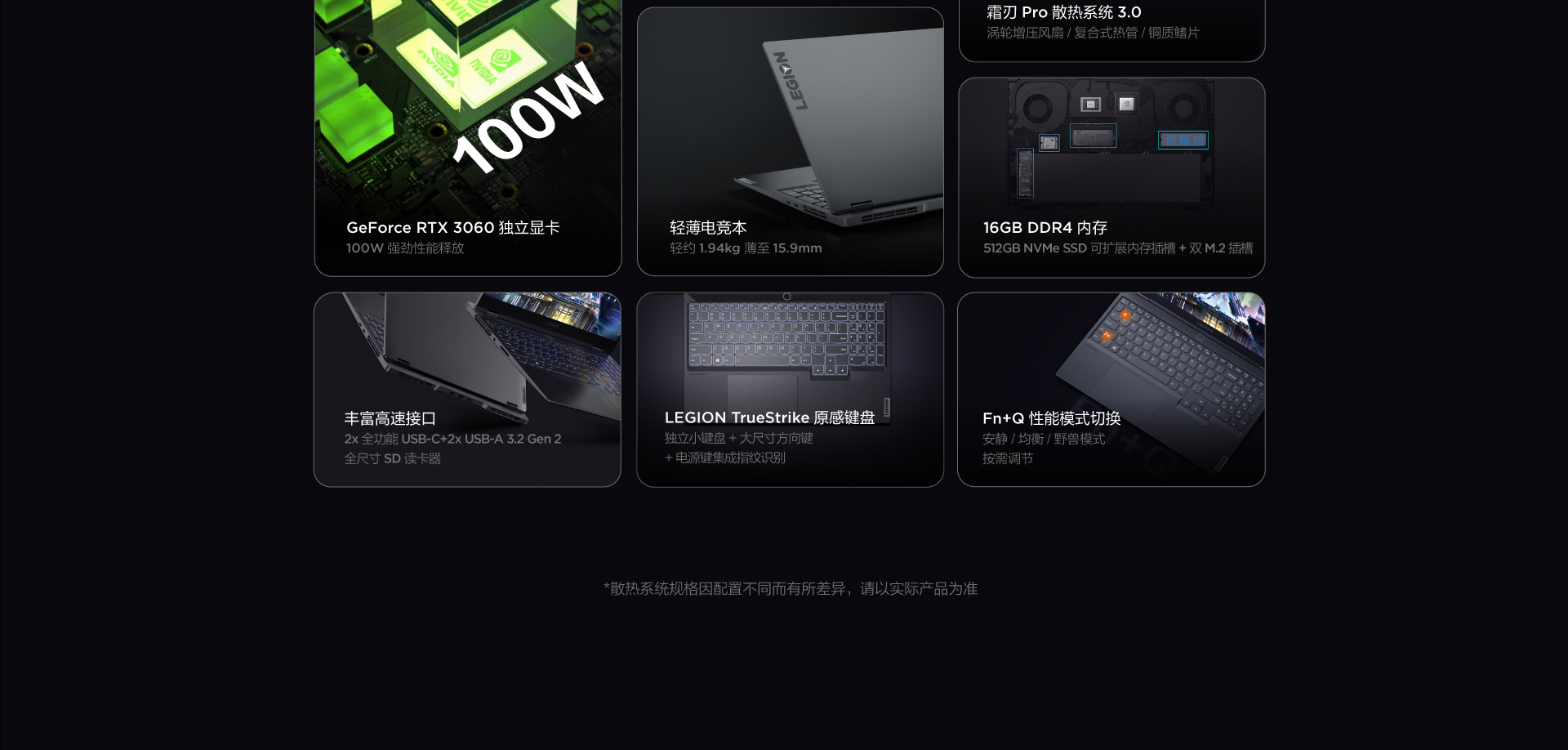 拯救者R9000X 2021款 15.6英寸超轻薄游戏笔记本电脑 钛晶灰_多少钱_参数_图片_价格_用户评价_联想商城