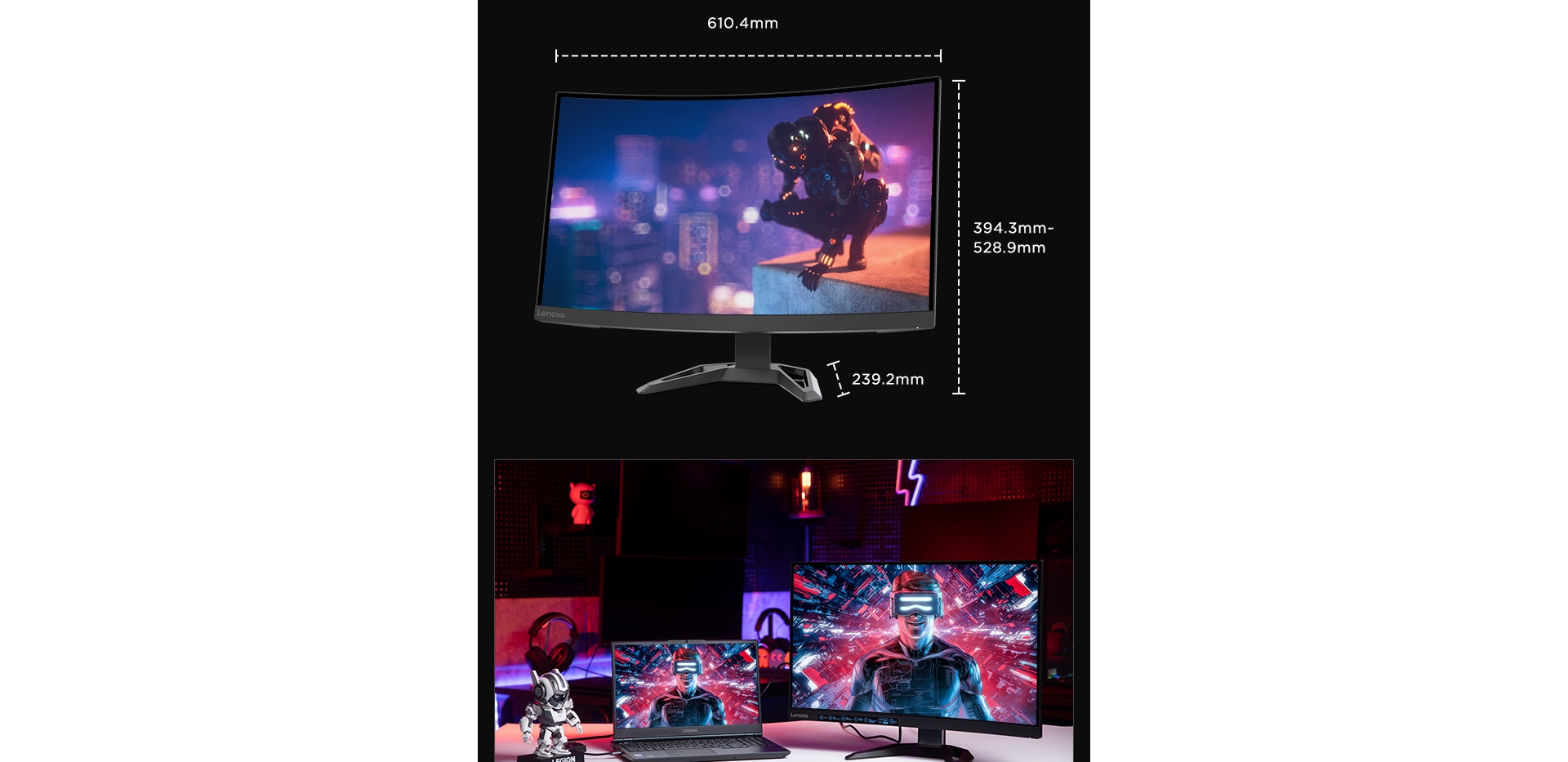 联想/Lenovo拯救者G 27英寸165Hz游戏电竞屏显示器G27qc-30