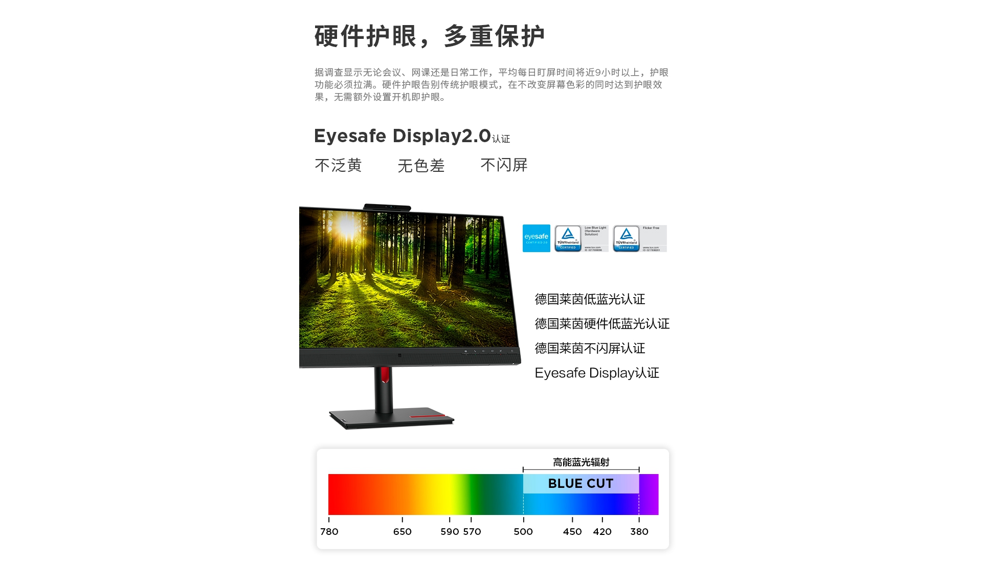 【高效办公】联想ThinkVision T27hv-30 可升降旋转 27寸2K超清视频会议屏_多少钱_参数_图片_价格_用户评价_联想商城