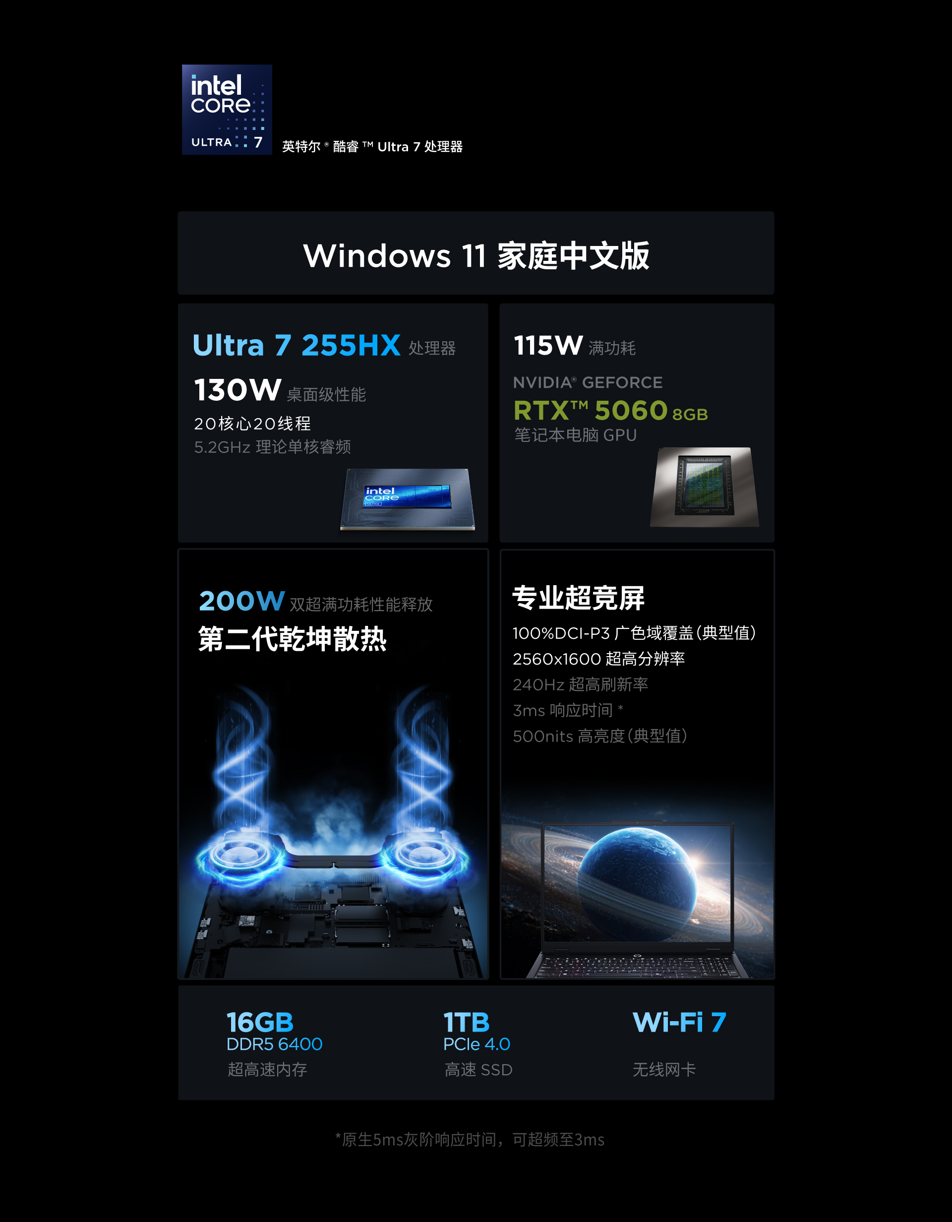 联想拯救者Y7000P 2025 16英寸AI高静游戏本 碳晶黑_多少钱_参数_图片_价格_用户评价_联想商城